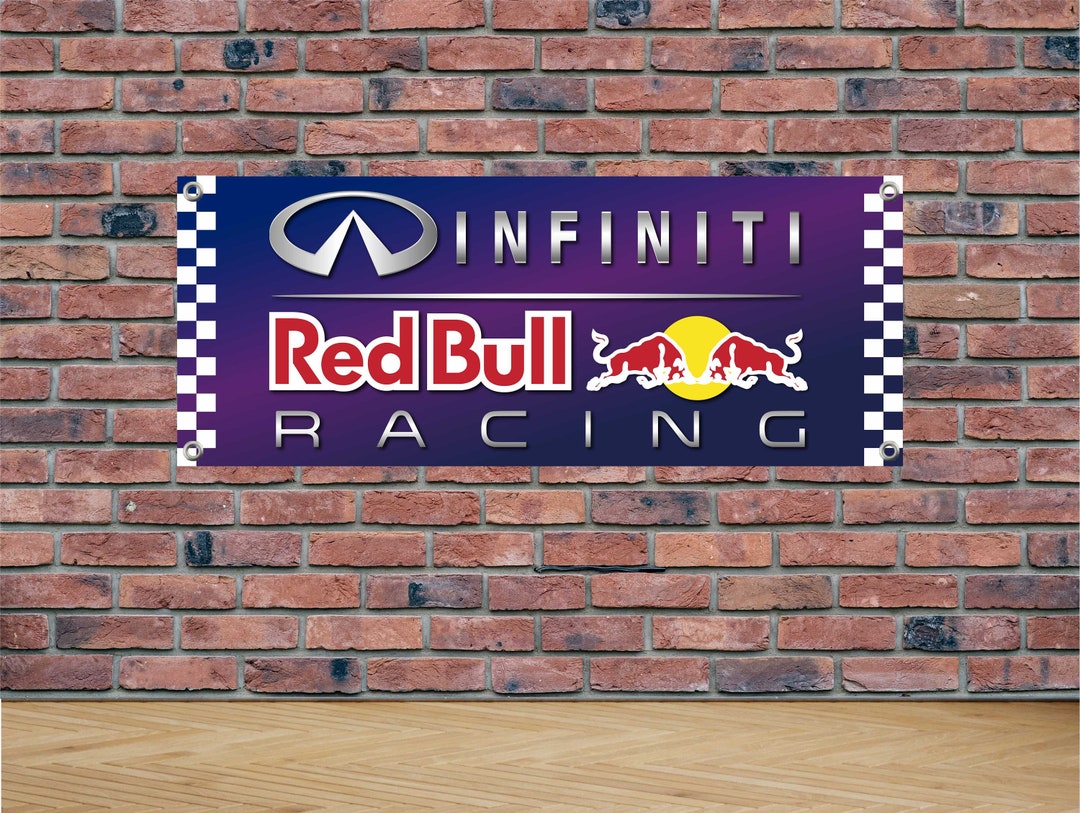 Red Bull Infiniti Banner Vinyl Garage Signoffice or - Etsy