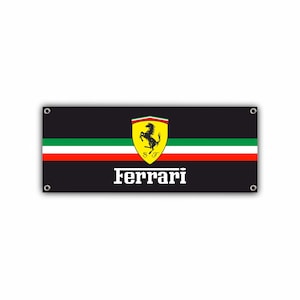 Ferrari Banner Vinyl, Garage Sign,office or Showroom, Flag, Racing ...