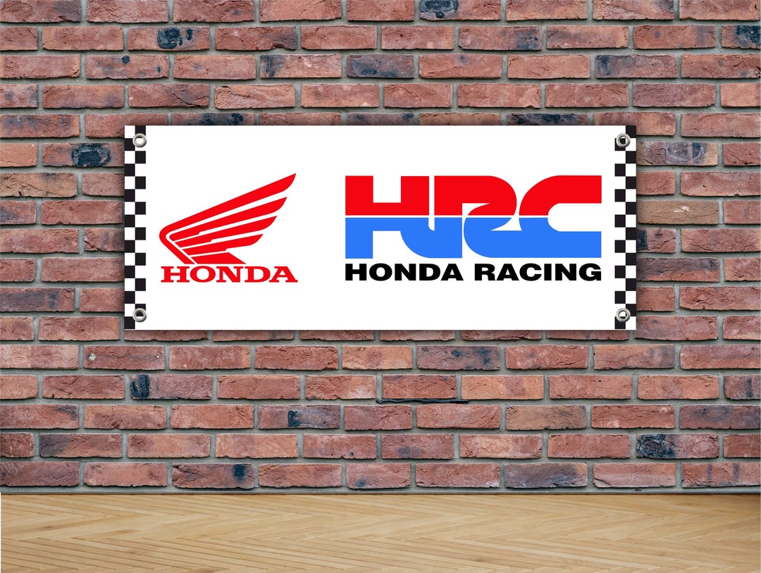 Honda Hrc Logo Banner Vinyl Garage Signoffice or Showroom - Etsy