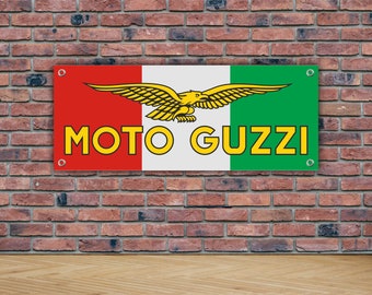 Moto Guzzi Banner - Etsy
