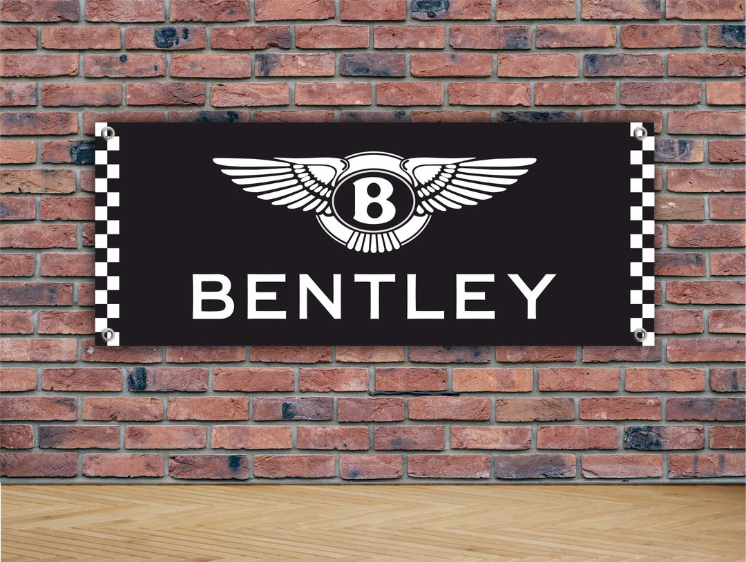 BENTLEY Logo Banner Vinyl Garage Signoffice or Showroom - Etsy