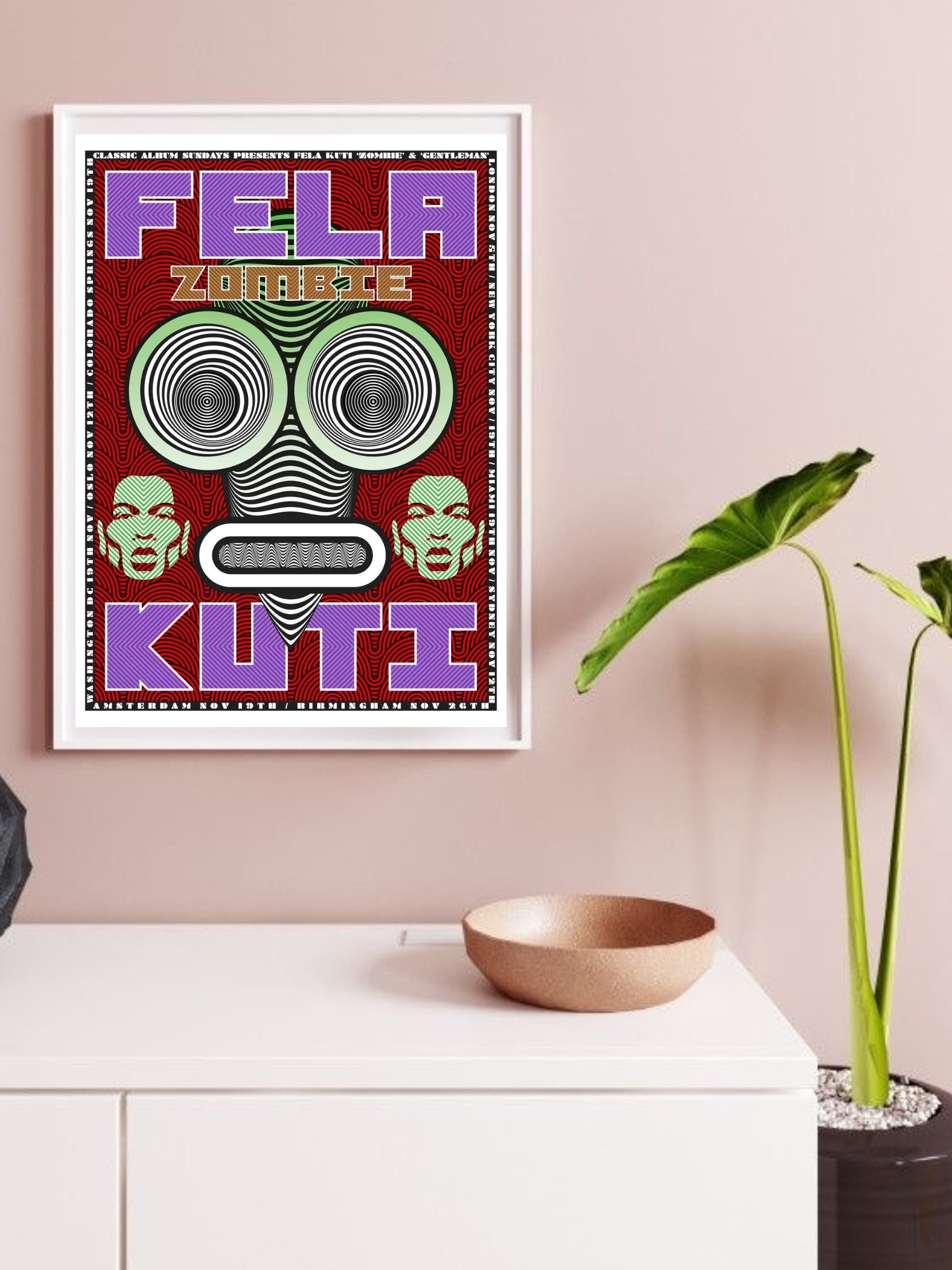 Fela Kuti Zombie 1976 Poster - Etsy