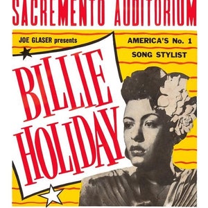 Billie Holiday Vintage Digital Poster - Etsy