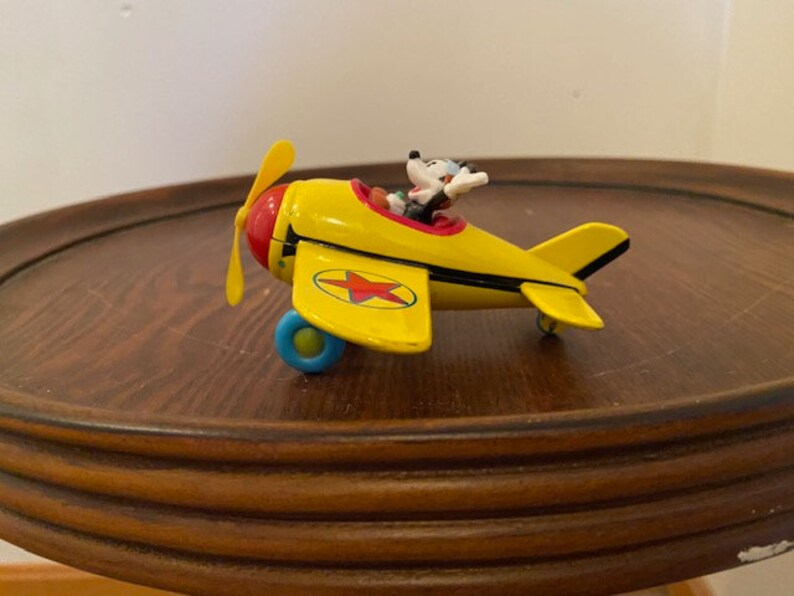 Mickey Mouse Die Cast Airplane - Etsy
