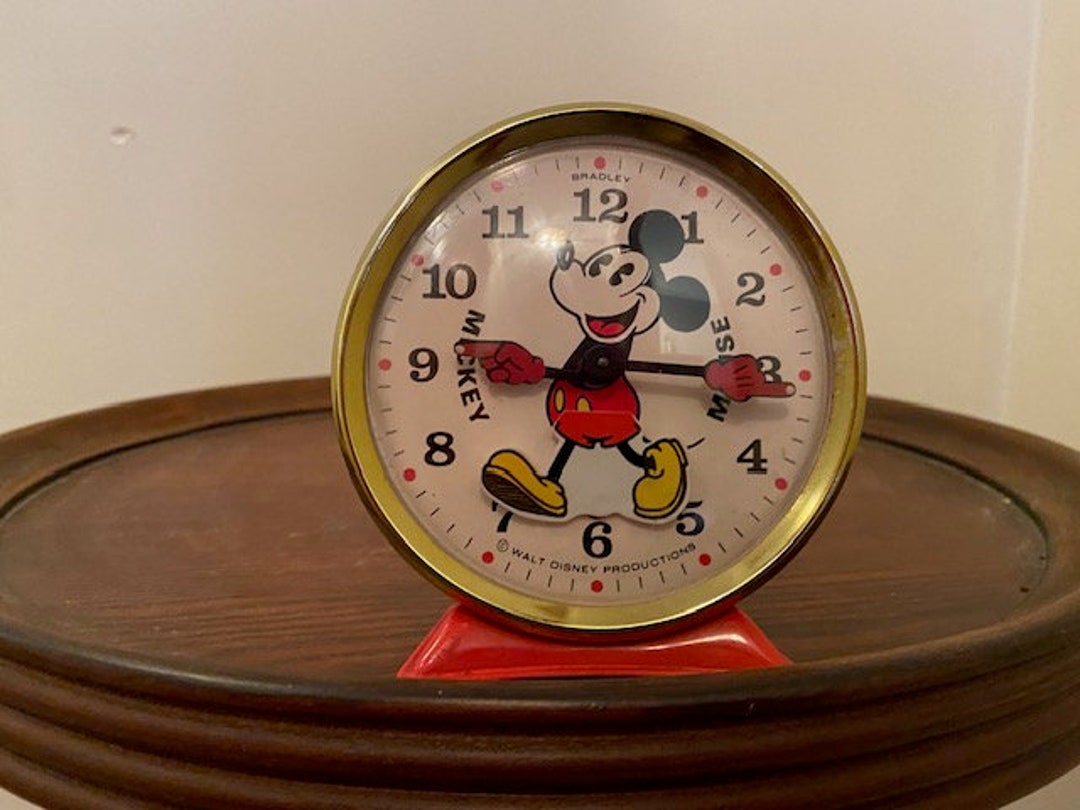Mickey Mouse Alarm Clock - Etsy