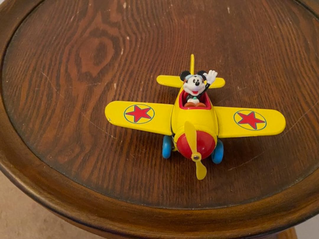 Mickey Mouse Die Cast Airplane - Etsy