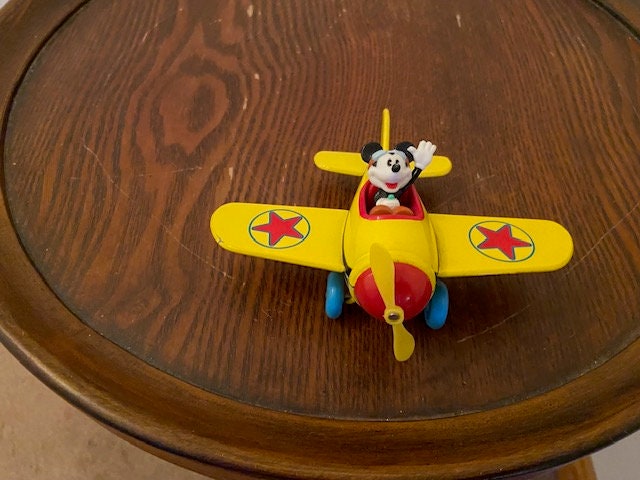 Mickey Mouse Die Cast Airplane - Etsy