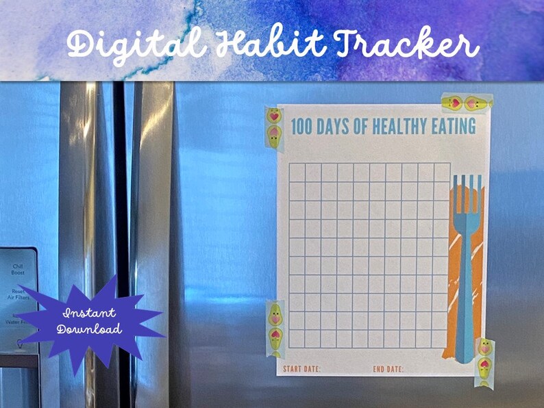 Healthy Meal Tracker | Healthy Eating Challenge | Meal Tracker ...
