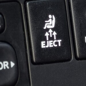 Eject Mirror Pair, (4 Decals Total) Premium Vinyl Blank Button Decal ...