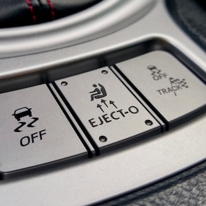 3 Size Options, Eject-o Blank Button Decal Sticker. Fits All Blank Car ...