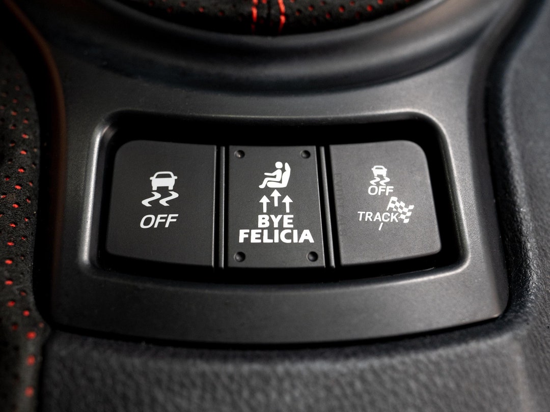 BYE FELICIA, Premium Vinyl, Includes 2 Blank Button (medium Size) Decal ...