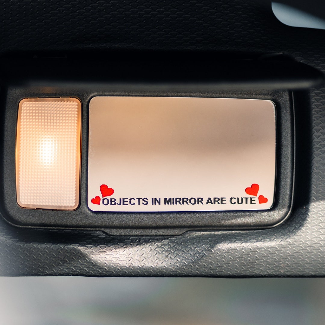 Objects in Mirror Are Cute Vinyl Decal Sticker - Etsy