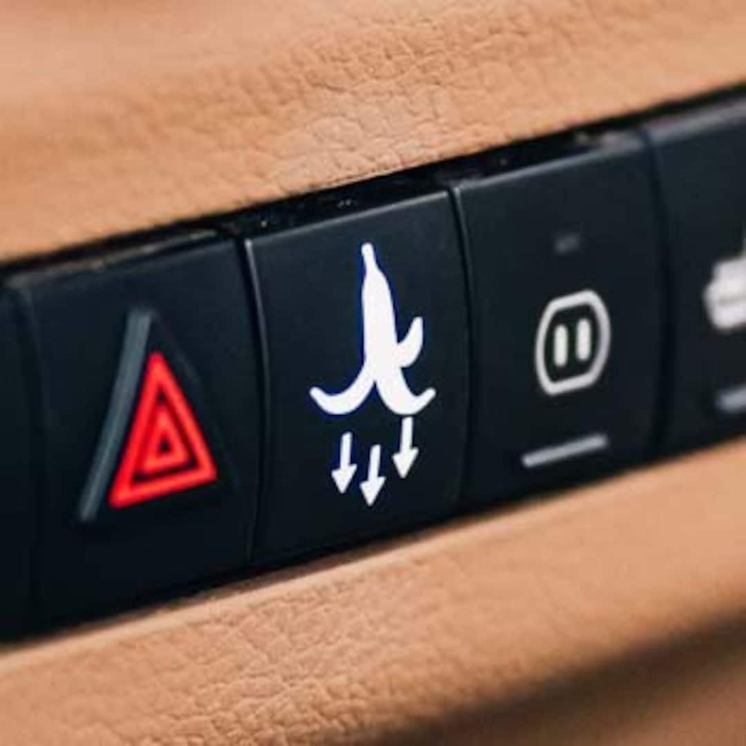 3 Size Options, Banana Button Decal Sticker for Blank Car Buttons - Etsy