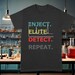Chemist T-shirt HPLC Chromatogram Tee, Inject, Elute, Detect, Repeat ...