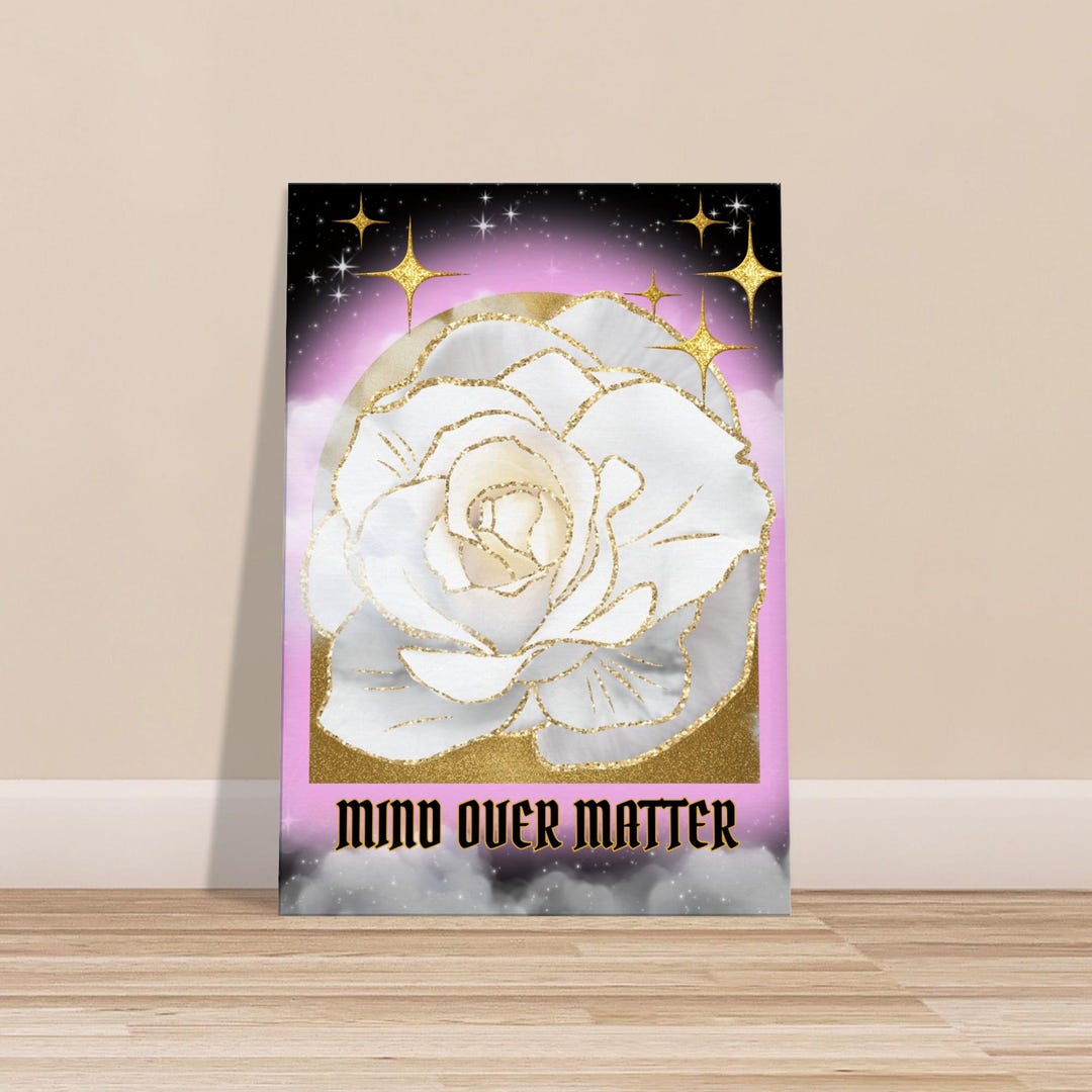 Mind Over Matter - Spiritual Wall Art - Affirmation Wall Art - Aura ...