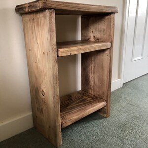 Handmade Bedside Table From Reclaimed Wood - Etsy UK