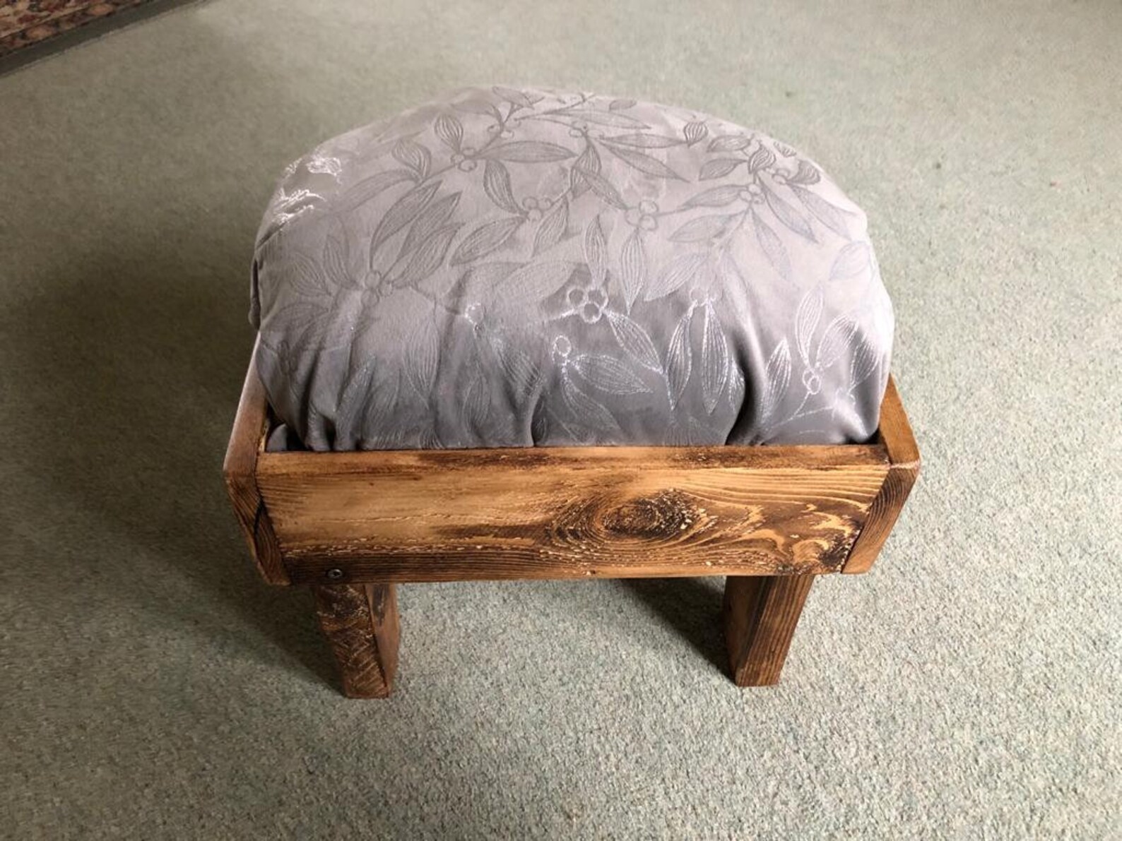 Handmade Rustic Foot Stool Made From Reclaimed Wood Unique Gift Idea ...