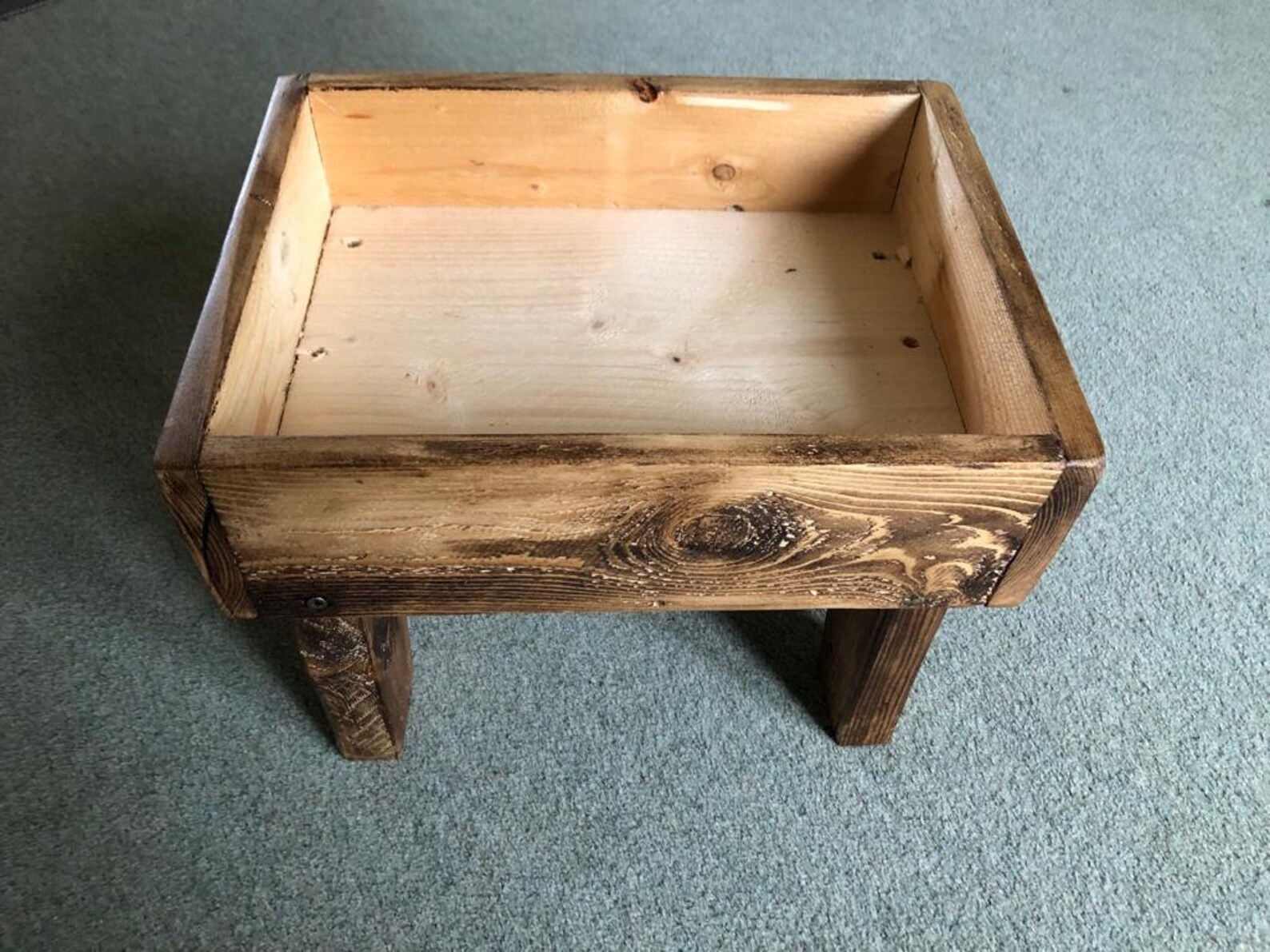 Handmade Rustic Foot Stool Made From Reclaimed Wood Unique Gift Idea ...