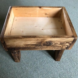 Handmade Rustic Foot Stool Made From Reclaimed Wood Unique Gift Idea ...