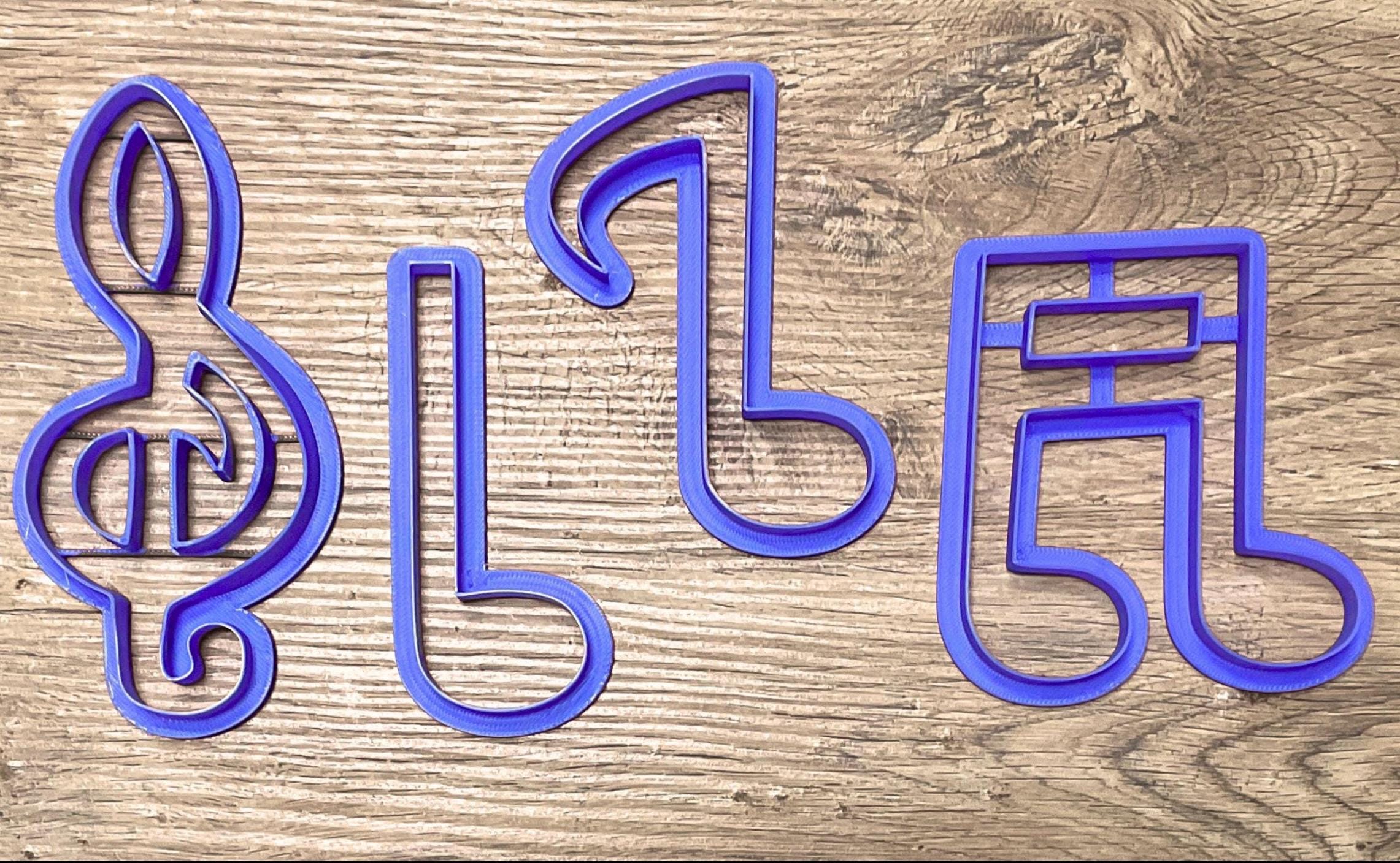 Musical Notes Cookie Cutter Set NEW LARGE SIZE - Etsy