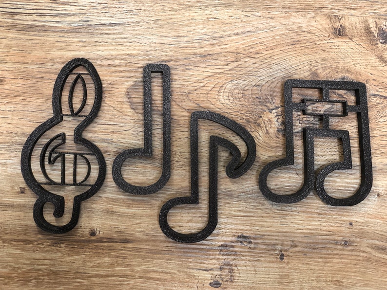 Musical Notes Cookie Cutter Set NEW LARGE SIZE - Etsy
