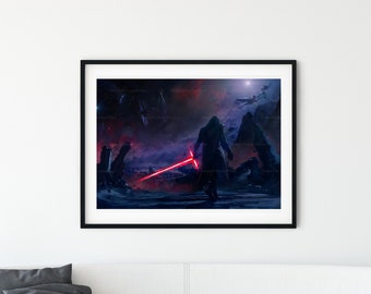 Custom Kylo Ren Art - Etsy