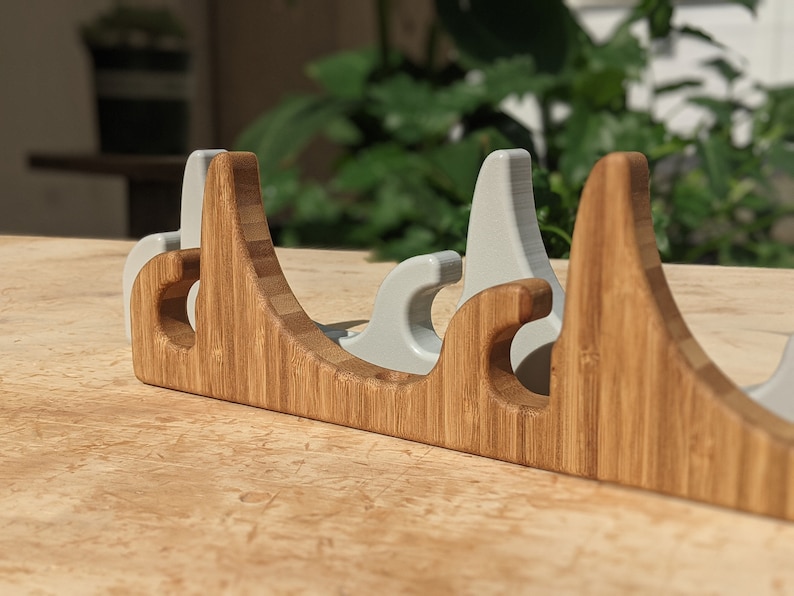 Baseball Hat Rack / Baseball Cap Rack / Wood Hat Rack / Bamboo Cap Rack ...