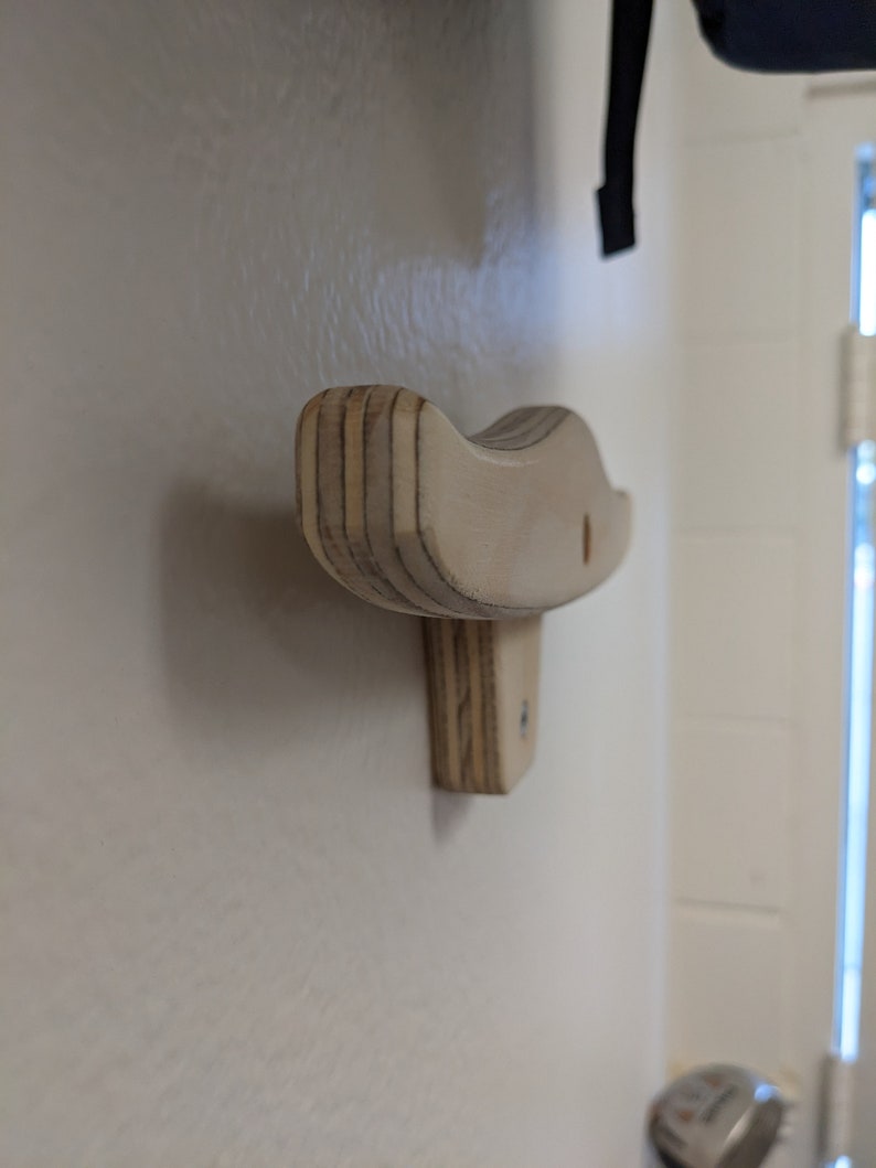 Backpack Rack / Wall Mount Backpack Rack / Sustainable Utility - Etsy