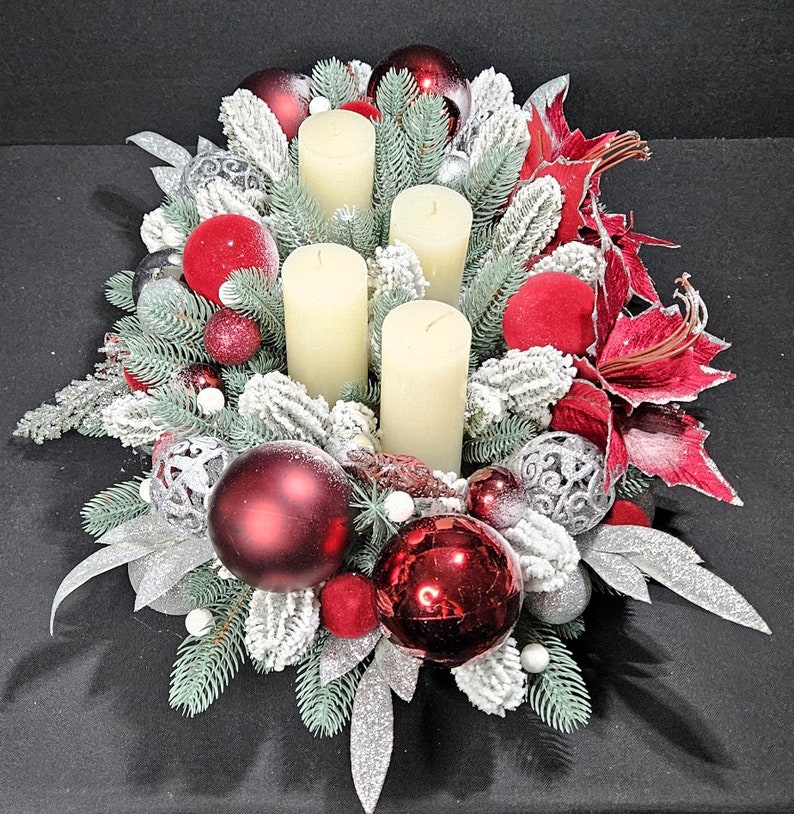 Advent Wreath, Advent Wreath With 4 Candles, Advent Wreath With 4 ...