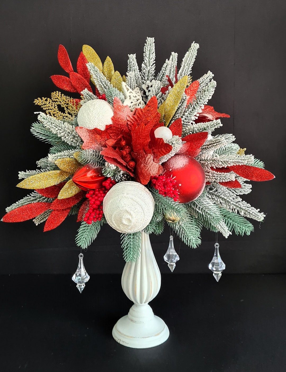Candlestick, Christmas Arrangement, Advent Wreath, Table Decoration ...