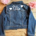 Kids Jean Jacket Personalized Name - Etsy