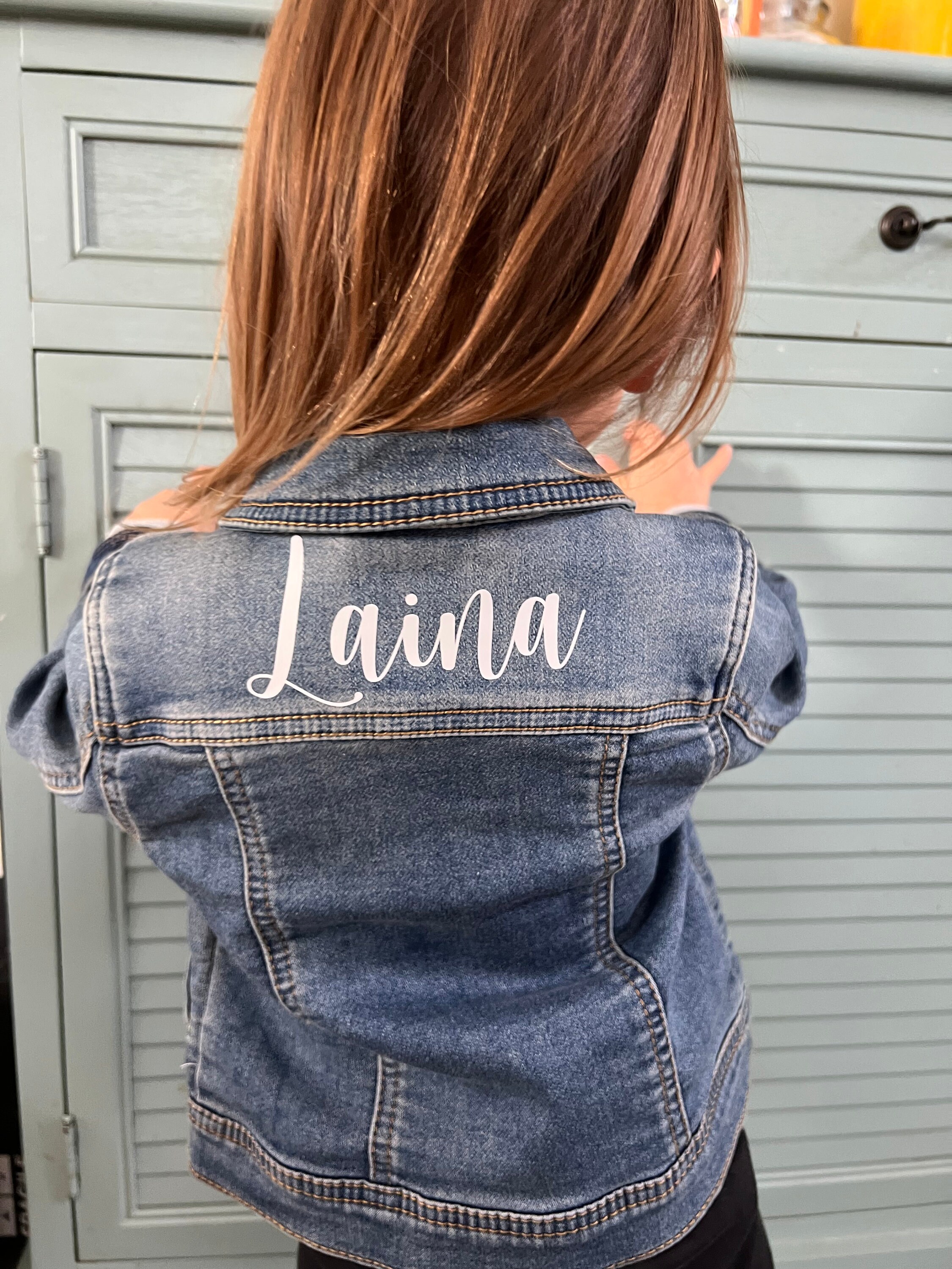 Custom Baby Denim Jackets Personalized Kids Denim Jacket With Names ...