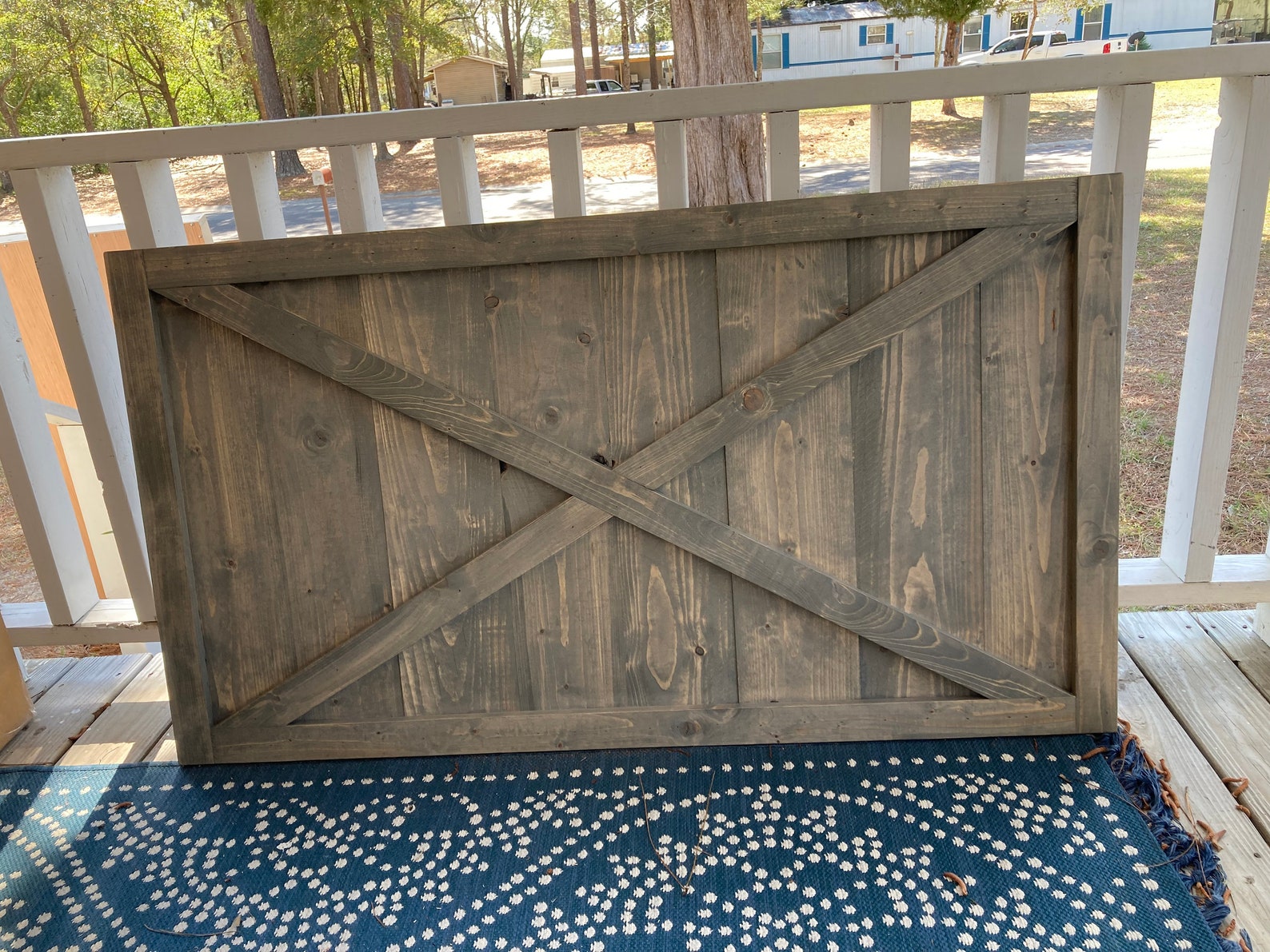Rolling Baby Gate, Farmhouse Dog Gate Barn Door Baby Gate, Barn Door ...