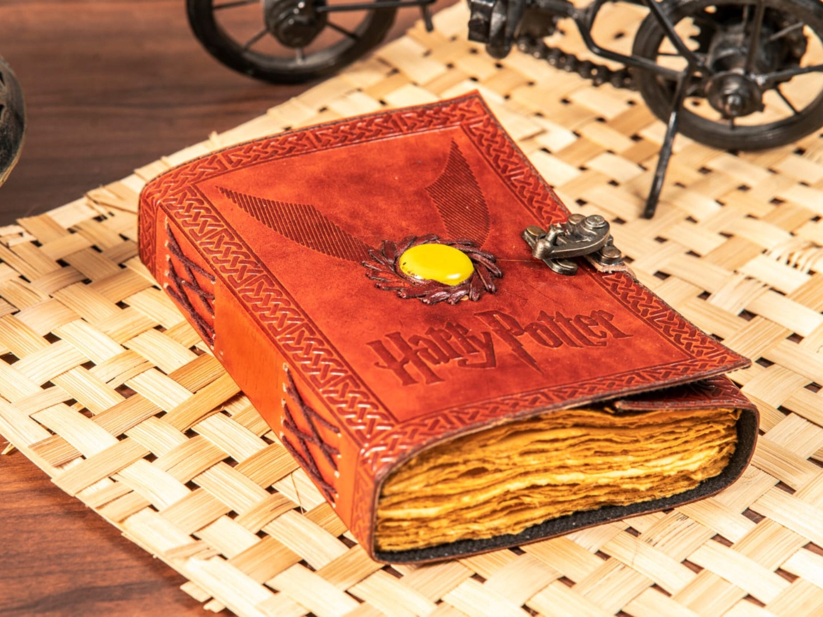 Harry Potter Leather Journal Book of Shadows Leather Notebook Vintage ...
