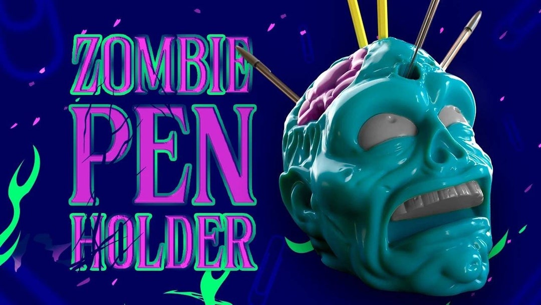 Zombie Pen Holder - Etsy
