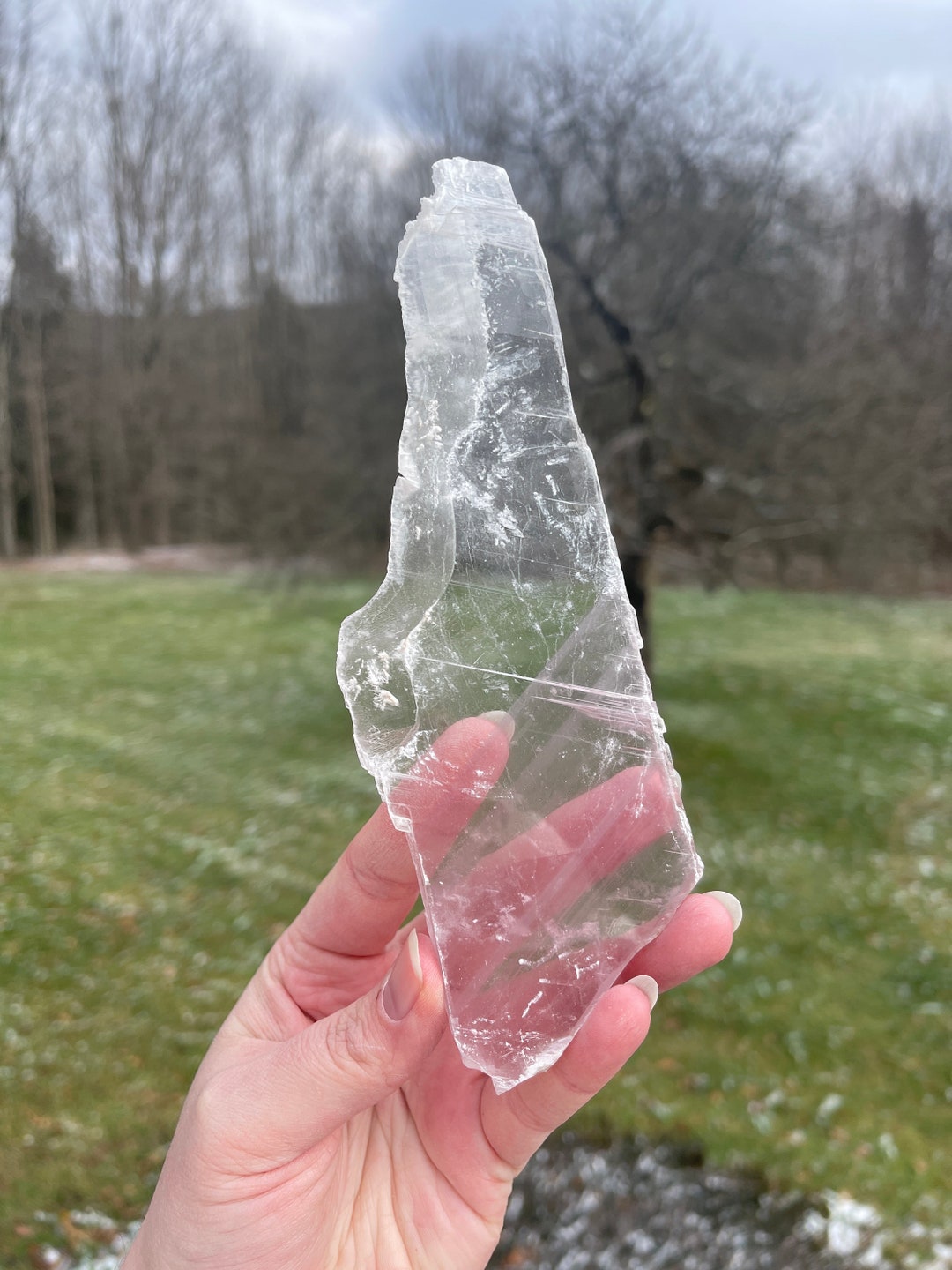 RARE HQ Pink Selenite Crystal Raw Healing Crystals Naica Selenite ...