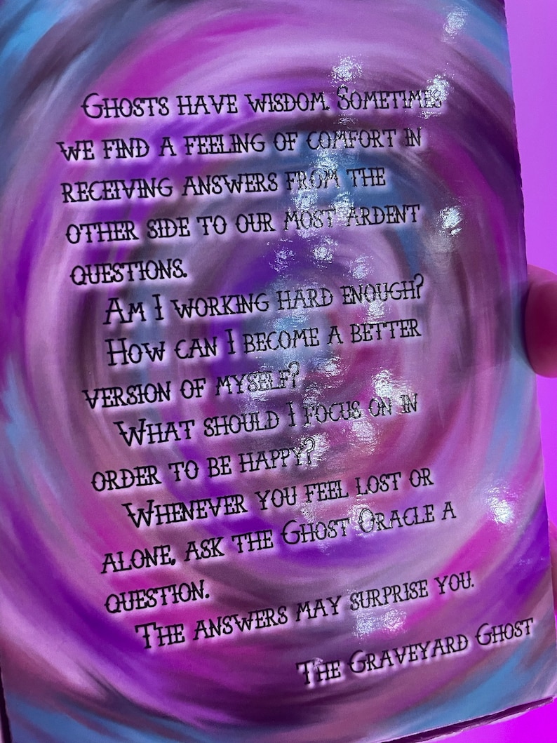 The Ghost Oracle Deck Indie Oracle Deck Unique Art Ghost - Etsy