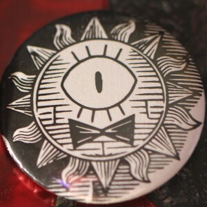 Bill Cipher Inspired Buttons - Etsy Canada