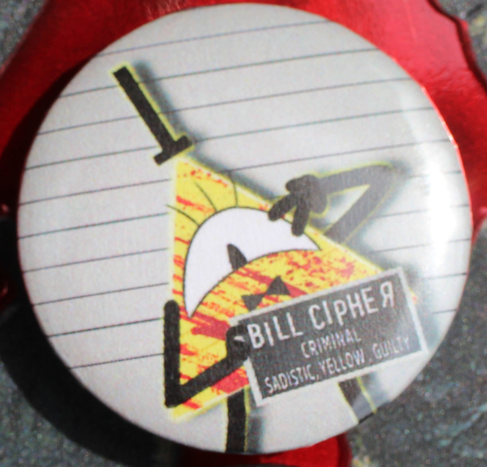 Bill Cipher Inspired Buttons - Set 2 - Etsy