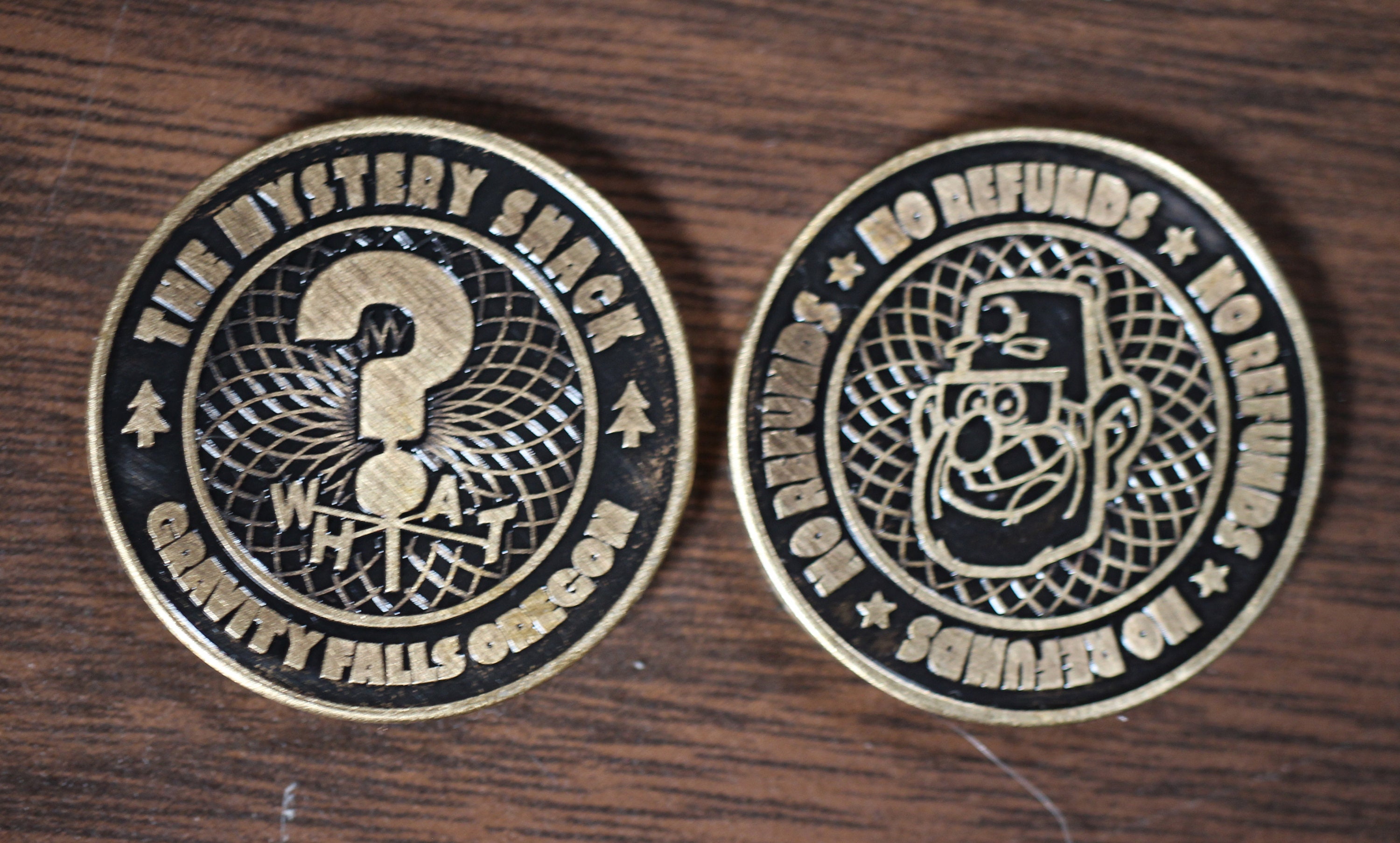 The Mystery Shack Antiqued Token - Etsy
