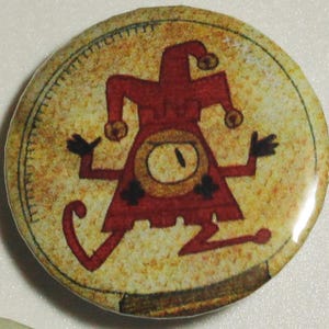 Bill Cipher Inspired Buttons - Set 3 - Etsy