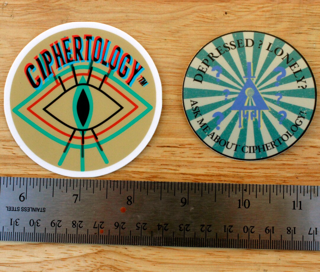 Ciphertology Stickers - Etsy