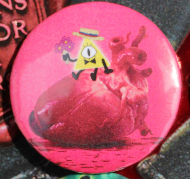 Bill Cipher Inspired Buttons - Set 2 - Etsy