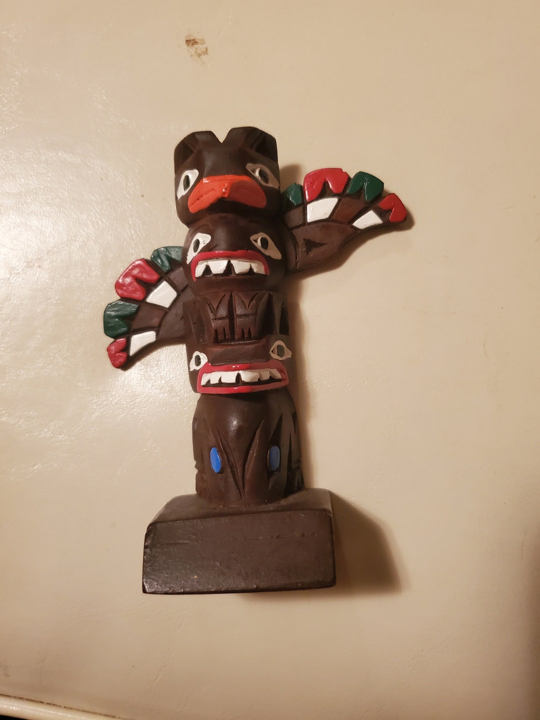 Alaskan Double Headed Winged Totem Pole - Etsy