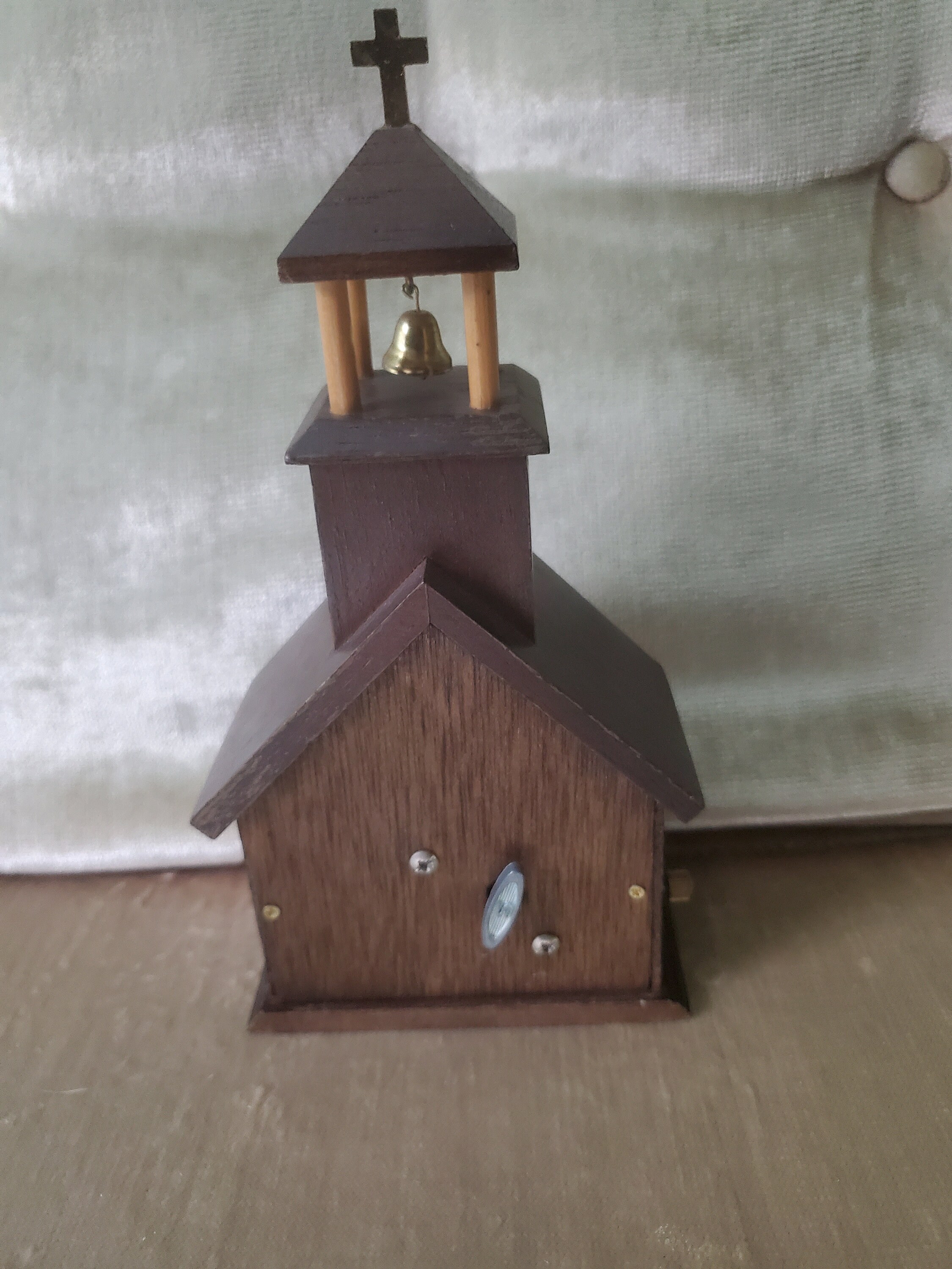 Vintage Wooden Church Music Box - Etsy
