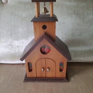Vintage Wooden Church Music Box - Etsy