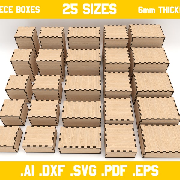 Laser Cut Box - Etsy