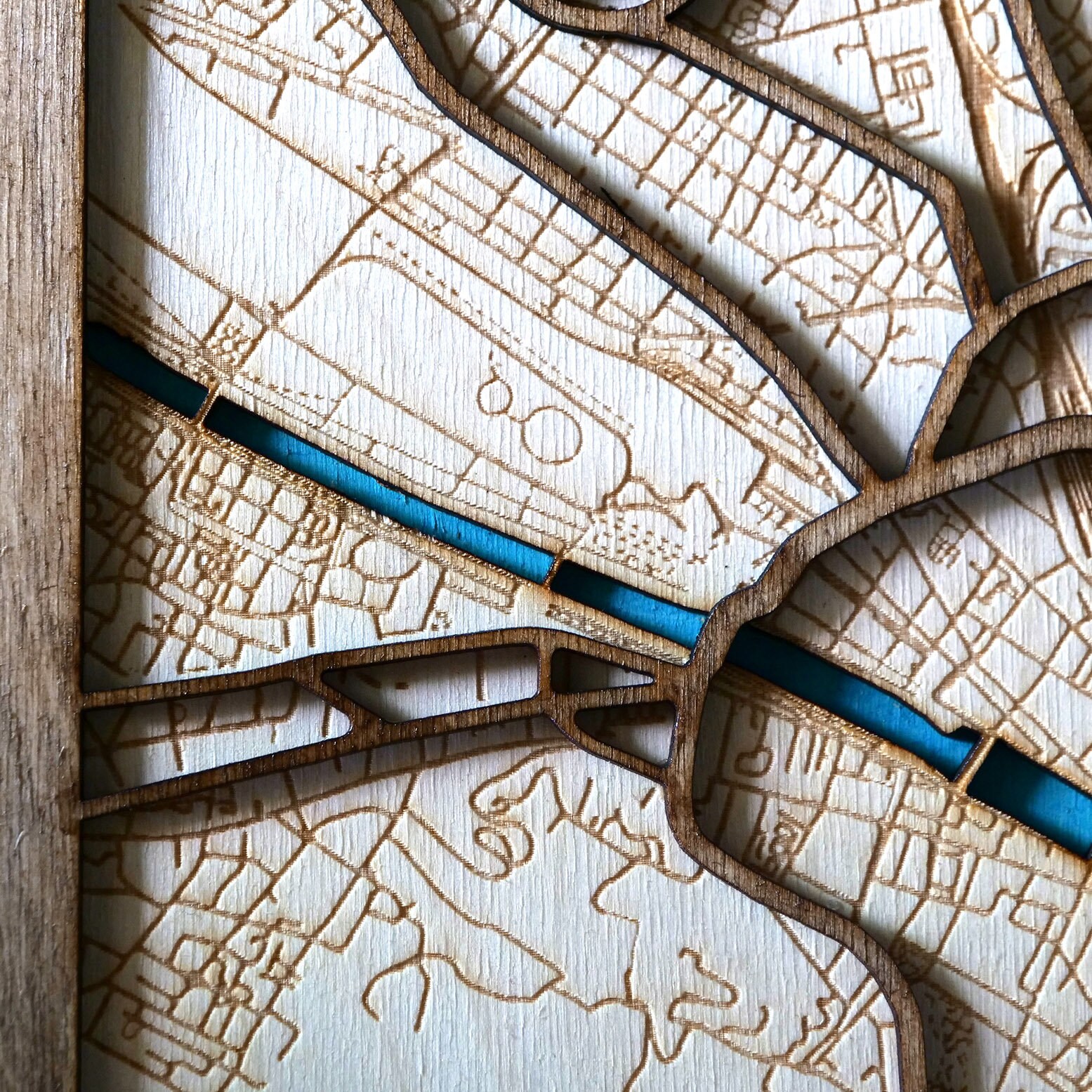 Wall Decor Map of Italian Cities Napoli Florenze Venice Milan Living ...