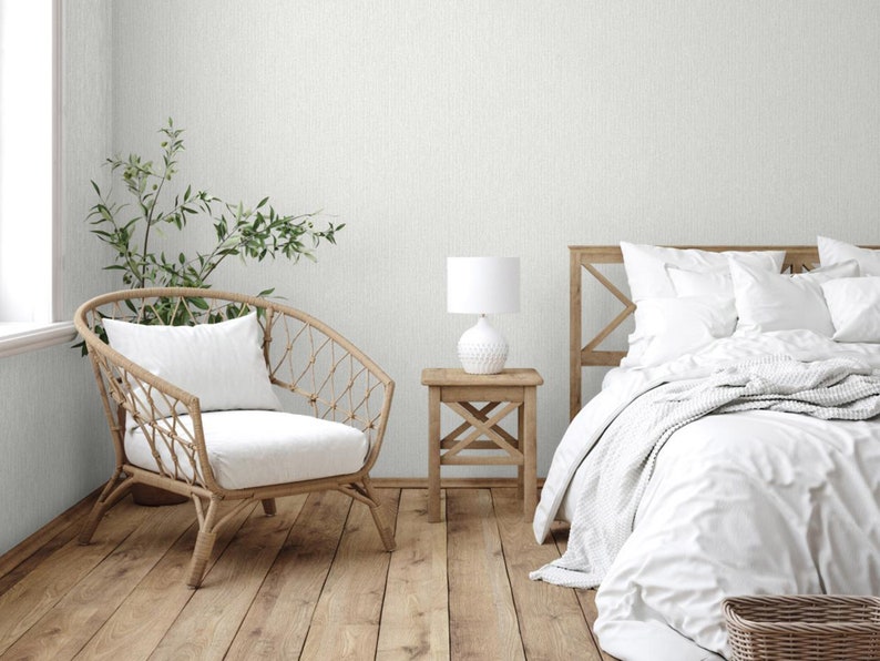 Modern Light Color Wallpaper 3D Textured Wallpaper Fabric - Etsy