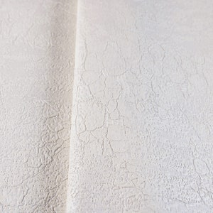 Modern Plaster Texture Ivory Wallpaper, 3D Faux Textured Wallpaper ...